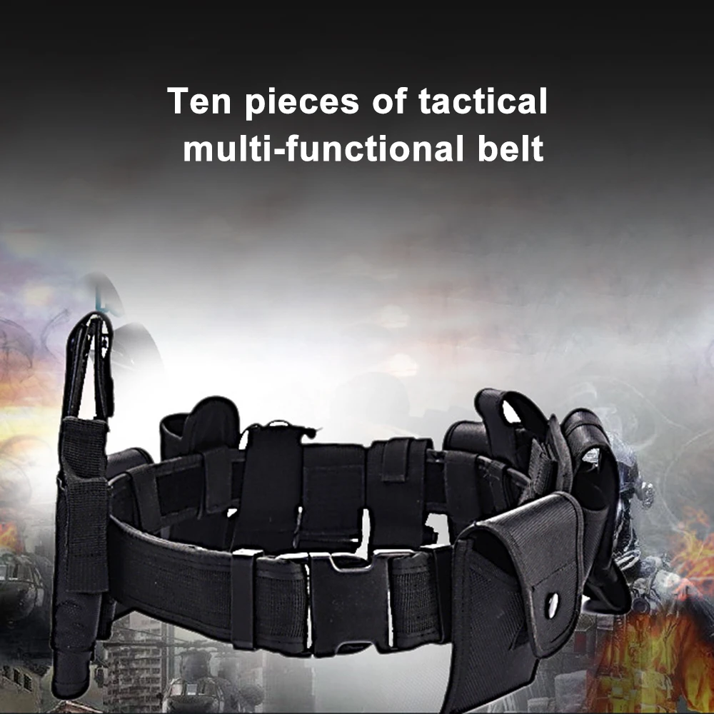 Multifunctional Training Polices Guard Utility Kit Military Duty Belt ...