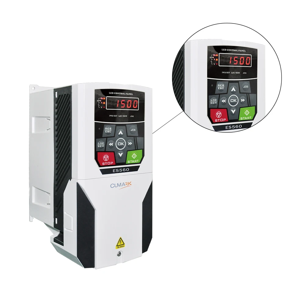 5.5KW - 560KW Modbus 485 Communication Open Loop Vector VFD for Solar Pump