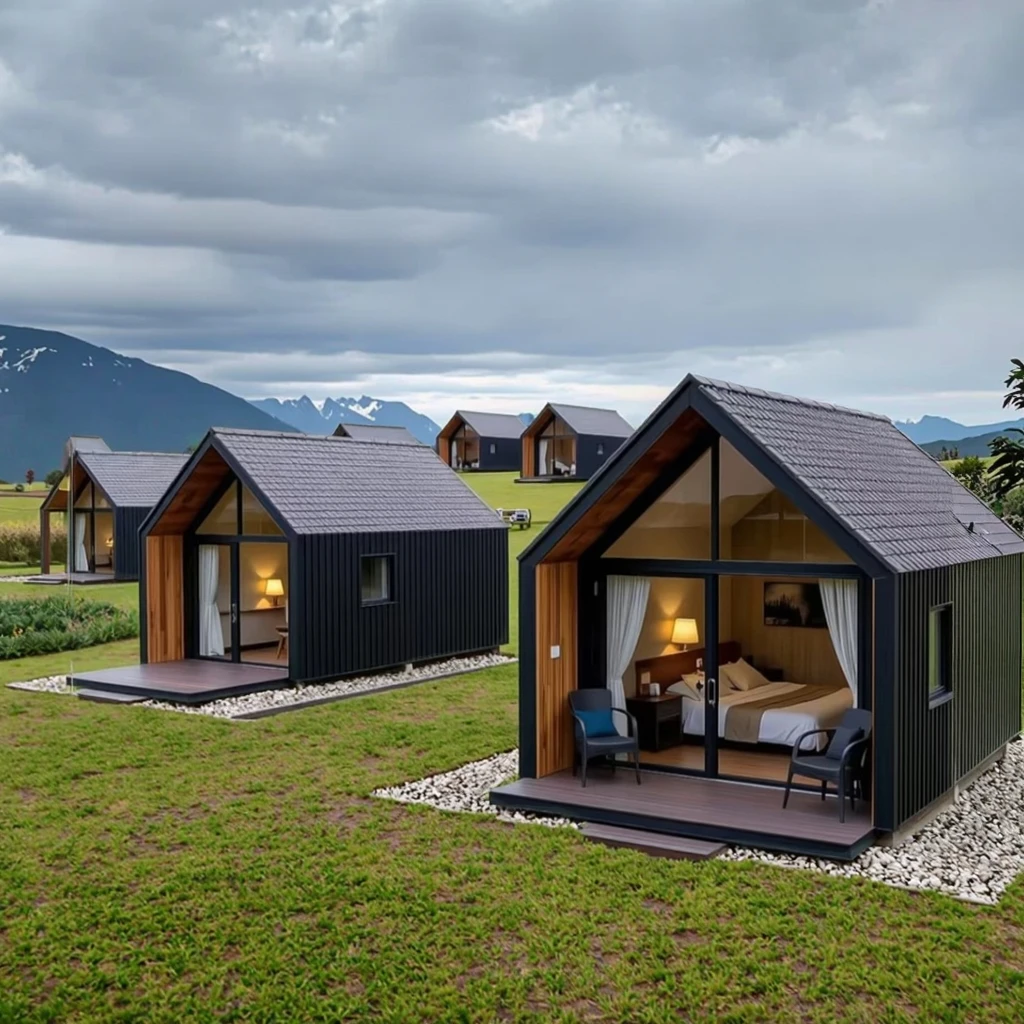 Triangular Prefab House - Luxury Hotel & Eco-friendly
