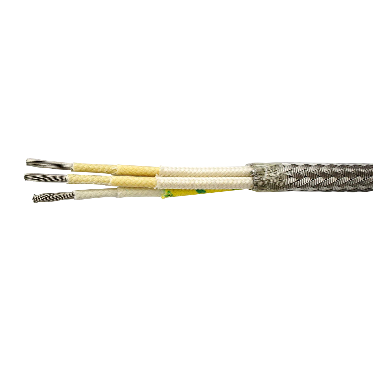 Multiple Core Shielded Cable With Stainless Steel Wire High Temperature Cable 350degree