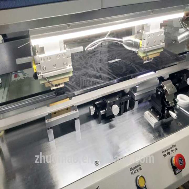 Tab Cof Ic Bonding Machine Double Head Acf Bonding Machine For Lcd Led ...