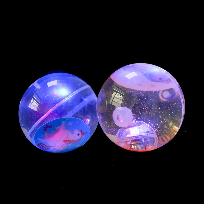 65mm Animal Light Up Rubber Bouncing Ball Led Light Up Jumping Ball ...