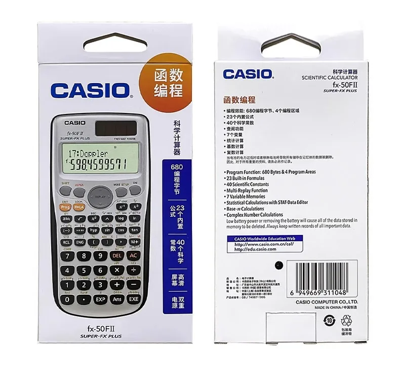 For FX-50F II PLUS Battery Powered Engineering Programming Scientific ...
