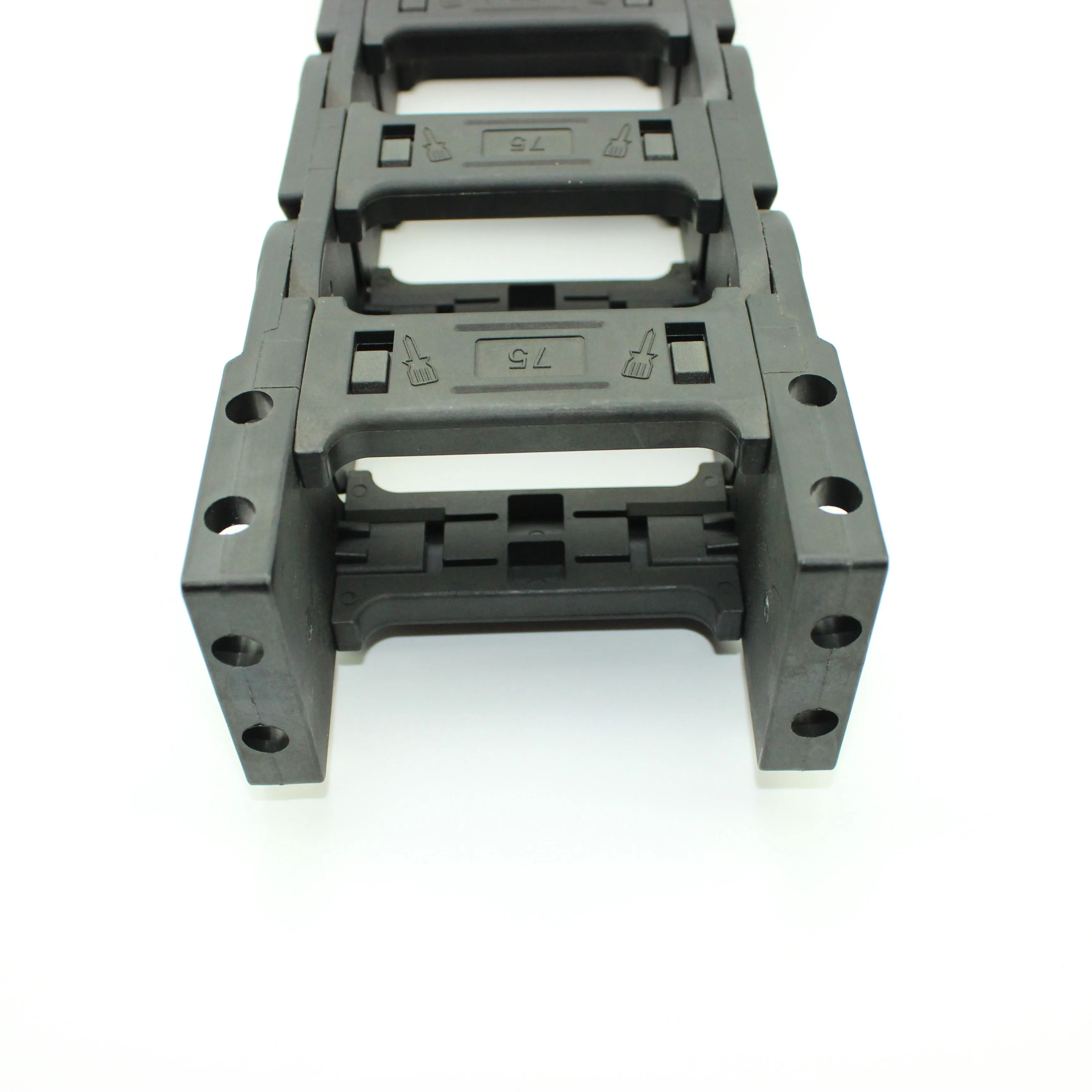 Plastic Cable Bracket For Flexible Track Cable Trough Bridge Drag Chain ...