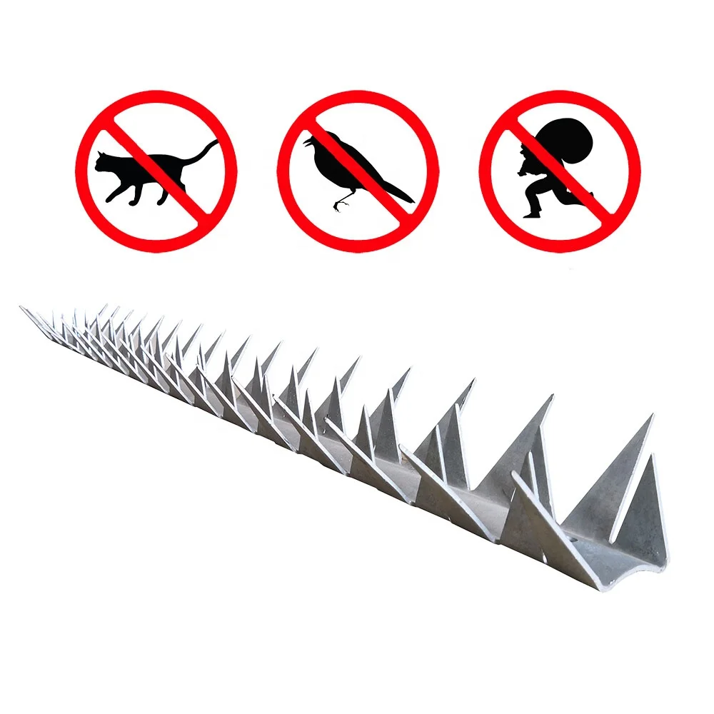 Galvanized Security Wall Razor Spikes,Metal Anti-climb Wall Spike - Buy ...