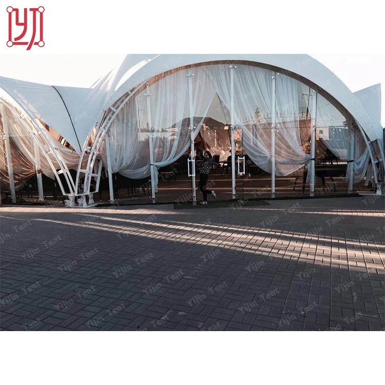 Pvdf Ptfe Tensile Membrane Covered Frame Building Structures - Buy ...