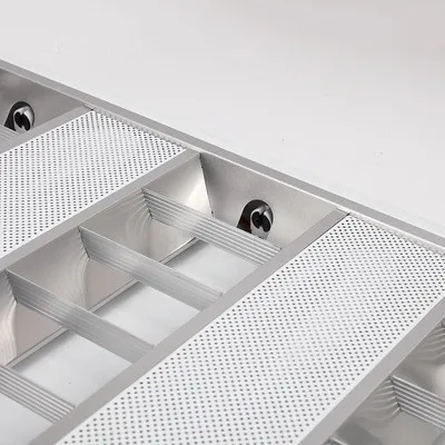 Modern Office 60x60 Louver Recessed Troffer LED Light Fixture