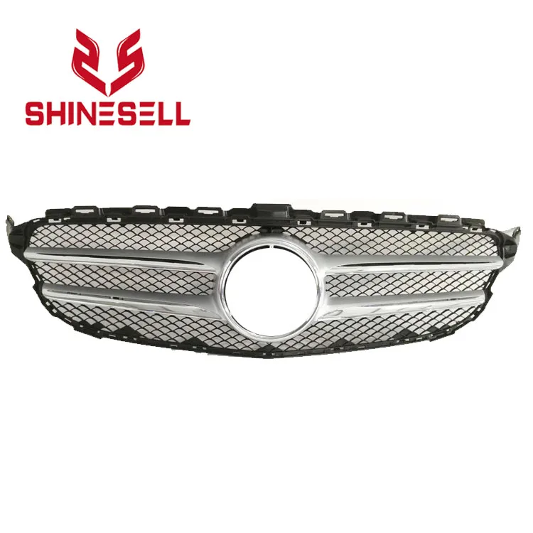 Front Grill 2058800023 Without Camera Hole Sport Grille for Mercedes ...