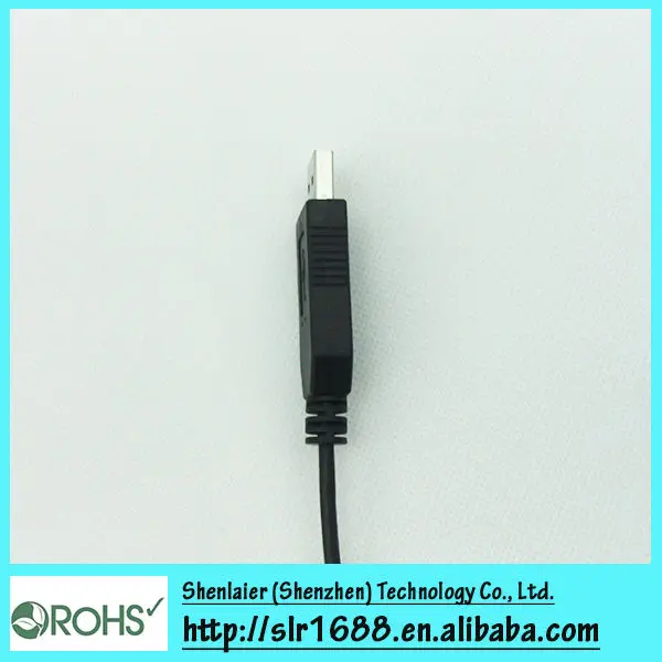 Mini Plug To Usb 2.0 Plug,Short Black Round Rs232 Jack Cable - Buy ...