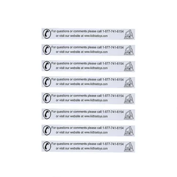 Self Adhesive Custom Label With Contact Number - Buy Phone Number ...