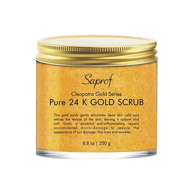 Private Label 24k Gold Body Scrub And Facial Scrub 8.8 Oz - Ancient ...