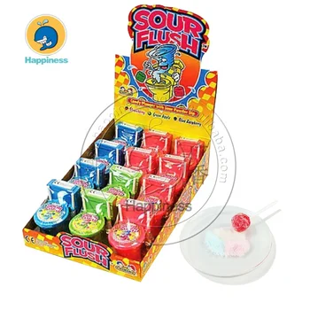 Toilet Bowl Toy Sour Powder Candy With Fruit Flavor Lollipop - Buy ...