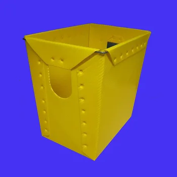 Custom Stackable Corrugated Plastic Tote Box/correx Tray - Buy ...