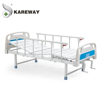 China Supplier Katil Pesakit Hospital Folding Bed,2 Cranks Manual ...