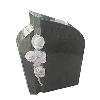 Special Design Monument Customized Carving Headstone Rose Flower ...