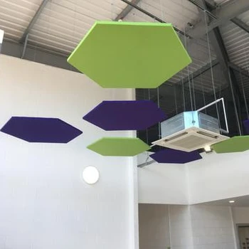 Ceiling Design For House Decor Suspended Baffle Ceiling Hexagon Shape ...