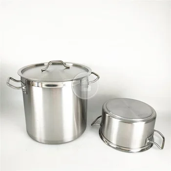 Large Cookware Commercial Induction Heavy Duty Stainless Steel Cooking ...