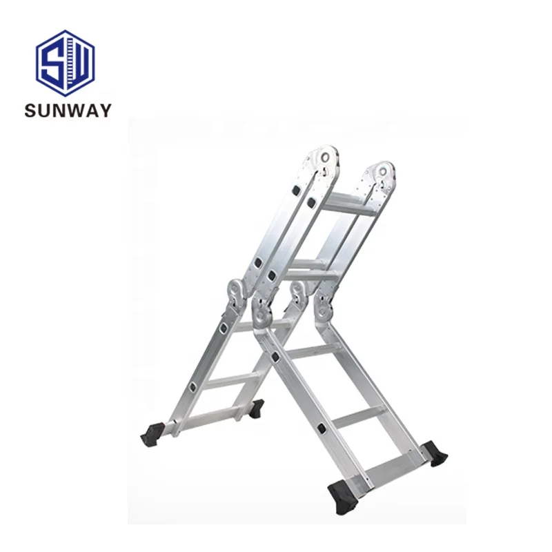 High Performance Aluminum Ladder Foldable Portable Ladder For Library ...
