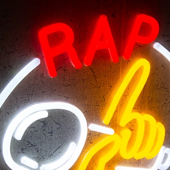 Entertainment Rap Sign Neon Light China Led Neon Sign Custom - Buy Neon ...