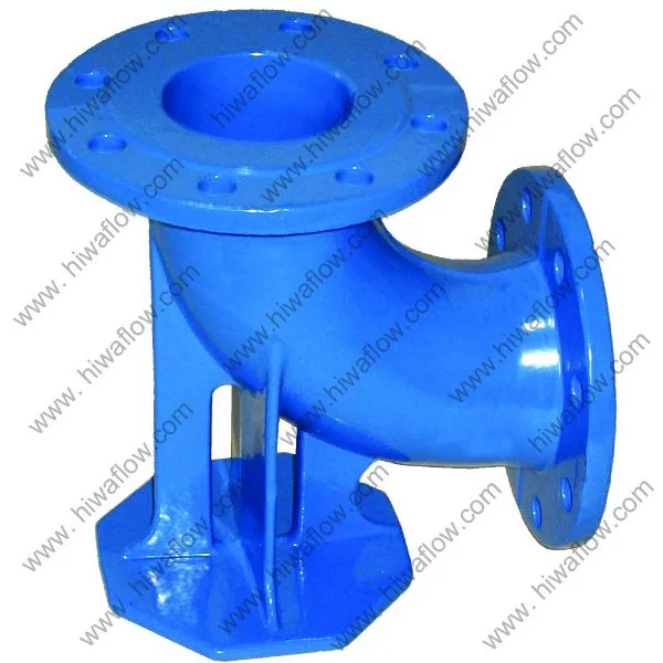 Iso 2531 Ductile Iron Double Flanged 90 Duckfoot Bend - Buy Iso 2531 Ductile Iron Pipe Fitting ...