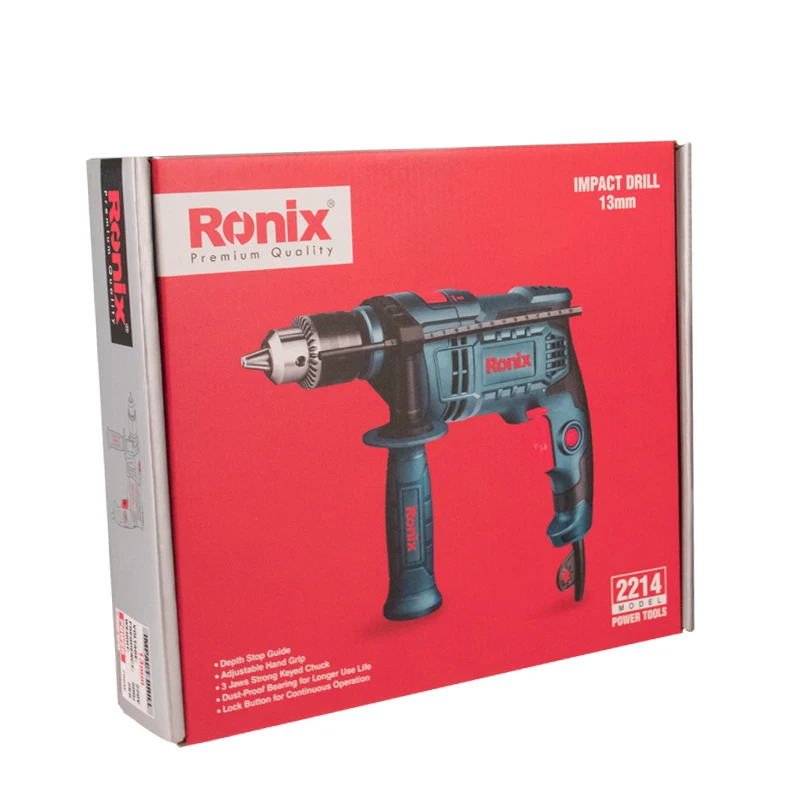 Ronix High Quality Power Tools 13mm-750w Electric Impact Drill Machine ...