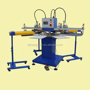 3 Color Automatic Octopus Screen Printing Machine For Neck Label And ...