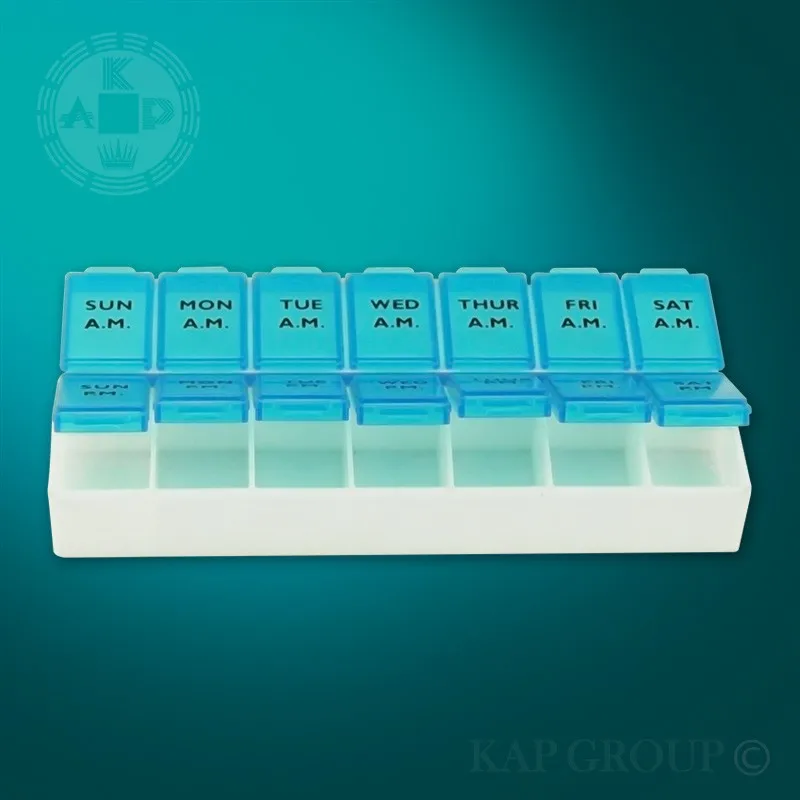 Plastic 14 Days/2 Week Medicine Pill Case/travel Pill Box - Buy 2 Week ...