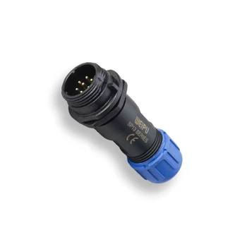 Plastic Male Sp1311 P Series Connector Weipu Ip68 2 3 4 5 6 7 9 Pins ...