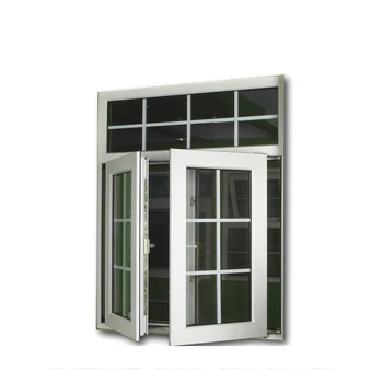 Double Swing Openning Style Upvc Windows Grill Pvc Window - Buy Pvc ...