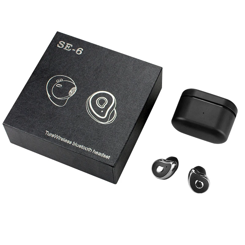 2019 New Tws Mini Half In Ear Bt Wireless Headphone True Wireless ...