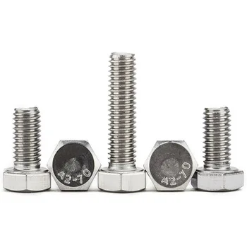 Din933 304 Stainless Steel Full Thread Hex Bolt M9 Bolt - Buy Stainless ...