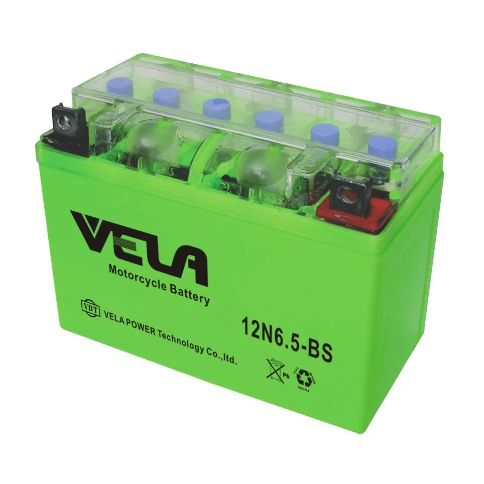 Chinese Motorcycle Engines Batteries 12n6.5-bs Gel Battery Used ...