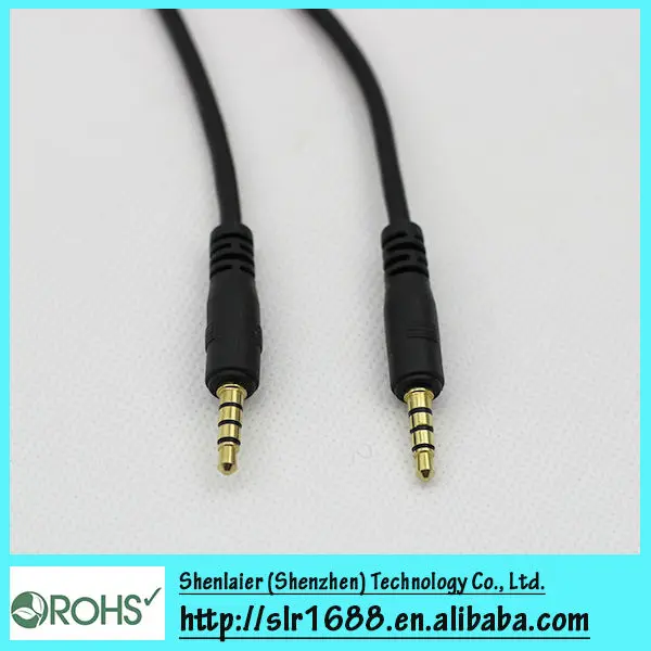 Black Usb To Stereo Mini Plug Cable 3.5mm/2.5mm 4 Way Aux Audio Stereo ...