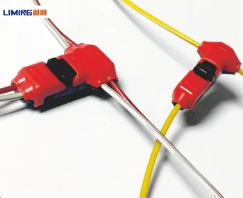 Low Voltage T Tap Wire Connectors T Type 2 Pin Solderless No Wire ...