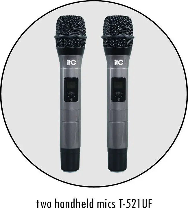 Itc Pa System Lcd Wireless Uhf Microphone - Buy Uhf Microphone,Wireless ...