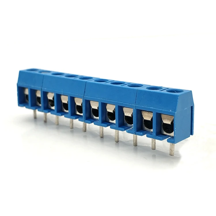 Brass And Pbt Pcb Connector Contact Ground Screw Terminal Block - Buy ...