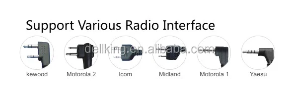 Universal Bluetooth Two Way Radio Ptt Adapter/dongle For All Brands ...