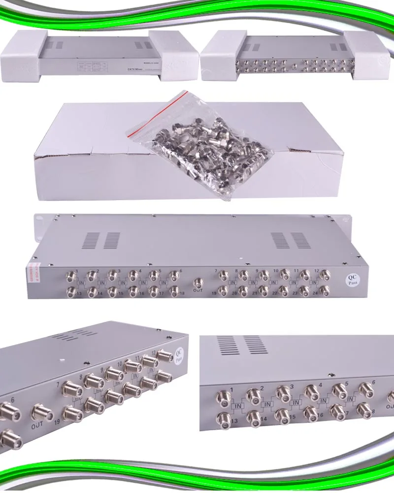 24 Channel Combiner Mixer,16/12/24/32 Way Combiner/mixer,Wth Brass ...