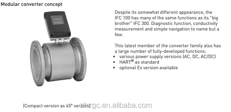 Krohne Ifc 100 Convertidor De Señal Para Medidores De Flujo ...