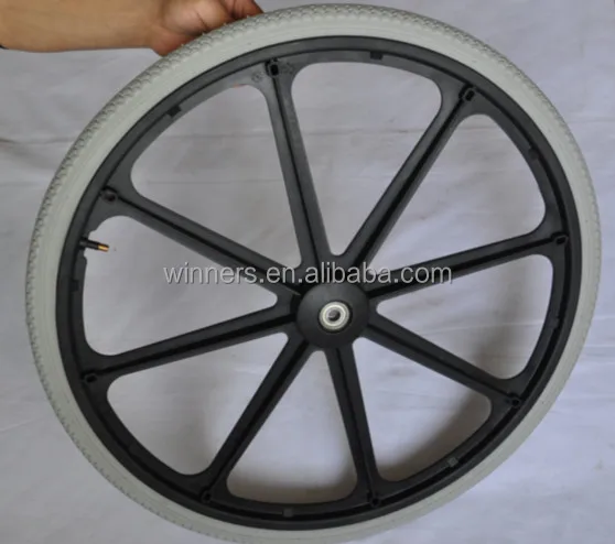 Plastic Pneumatische Rubber Fietsband Elektrische Rolstoel Wiel 24x1 3/ ...