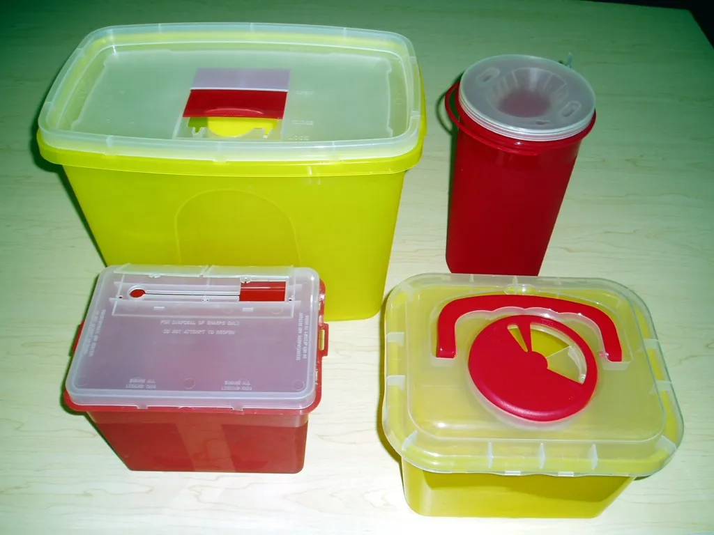 3 Liter Plastic Medical Disposable Needle Sharps Box,Medical Disposal ...