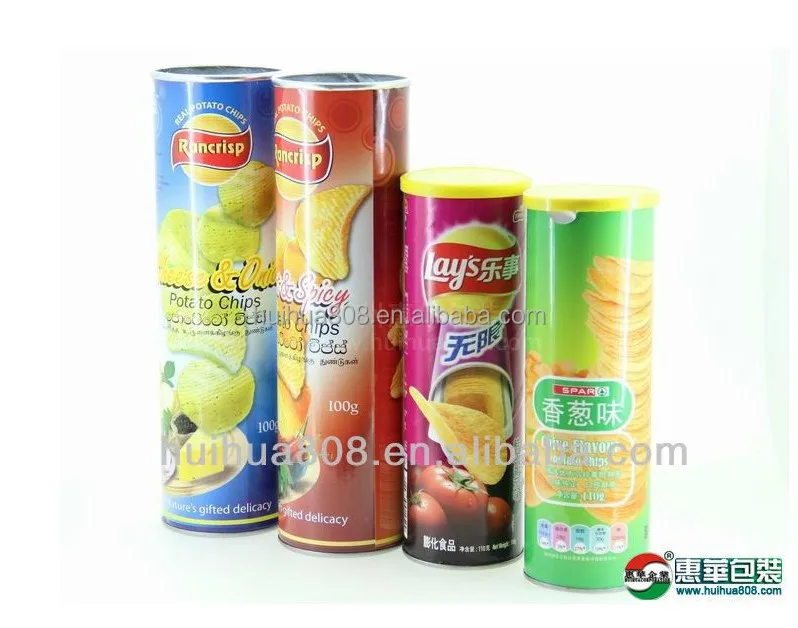 Customized Potato Chips Paper Tube - Buy Potato Chips Paper Tubes ...