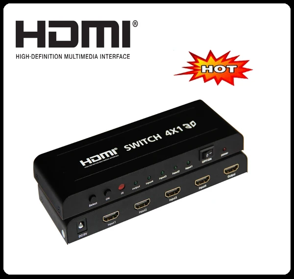 Professional Hdmi Digital Audio Video Switcher Mixer4x1 V1.4 4kx2k ...