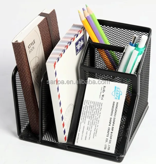 Aksesori Meja Kantor Organizer Meja Logam Sederhana - Buy Organizer ...