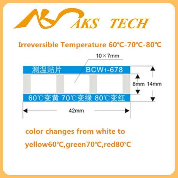 Temperature Indicator Shipping Irreversible Thermo Sticker Label - Buy ...