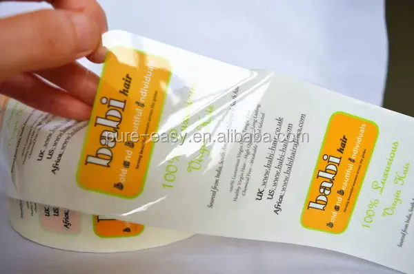 Glossy Adhesive Custom Printing Label Sticker - Buy Vinyl Glossy Finish ...