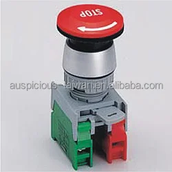 22mm, 30mm Latching Emergency Stop Push Button Switch