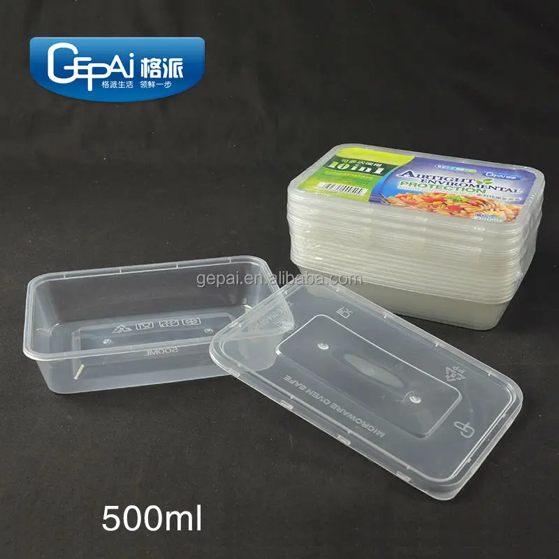 500ml Plastic Disposable Wholesale Food Packaging Box - Buy Food ...