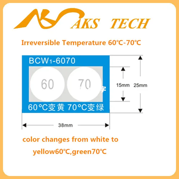 Temperature Indicator Shipping Irreversible Thermo Sticker Label - Buy ...