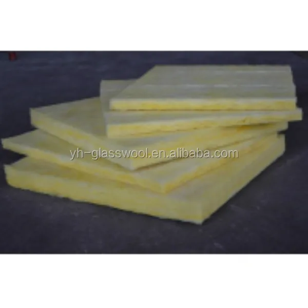 Semi-rigid Glass Wool Board For Building And Industry Thermal ...